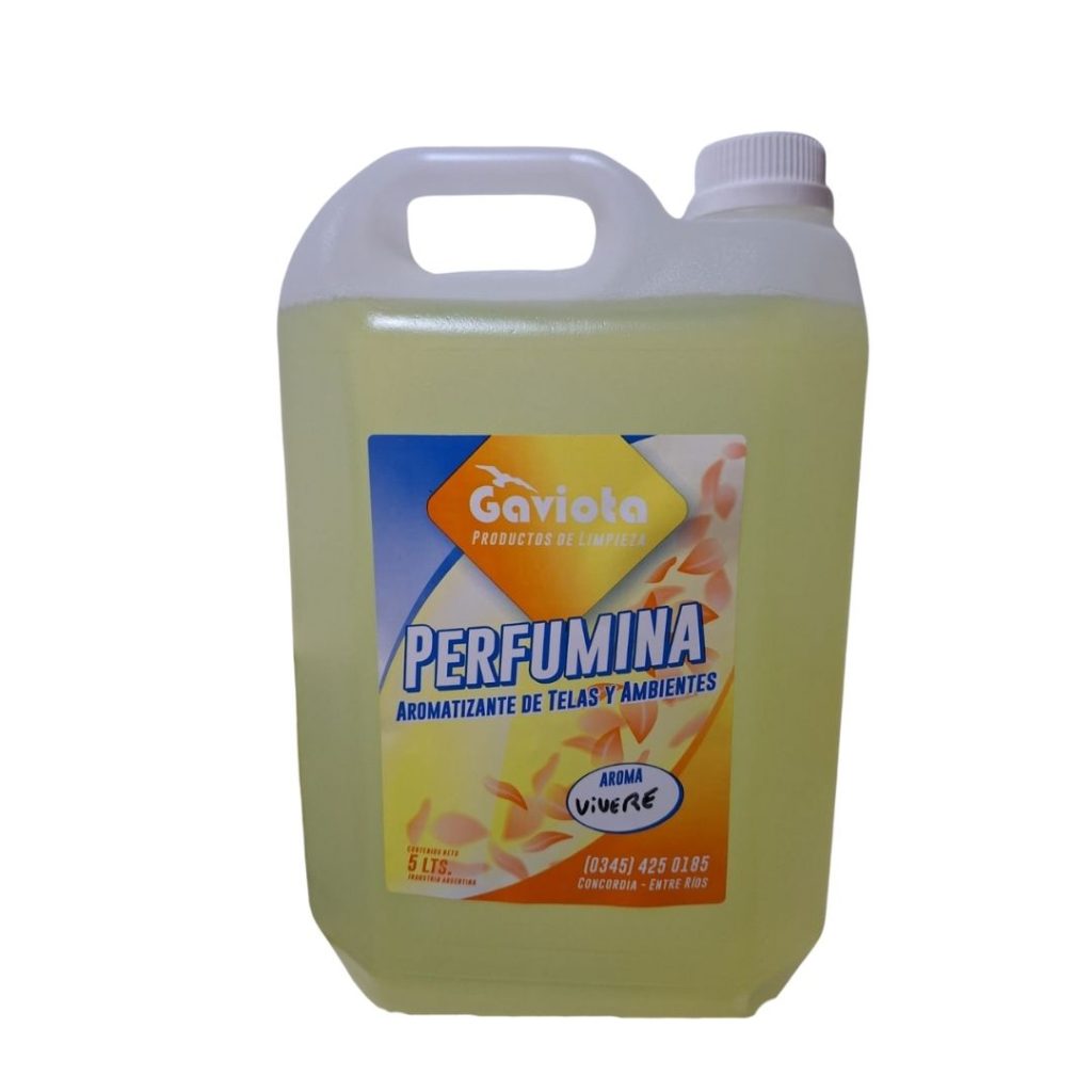 Perfumina Textil Vivere - 5 Litros - GAVIOTA PRODUCTOS DE LIMPIEZA